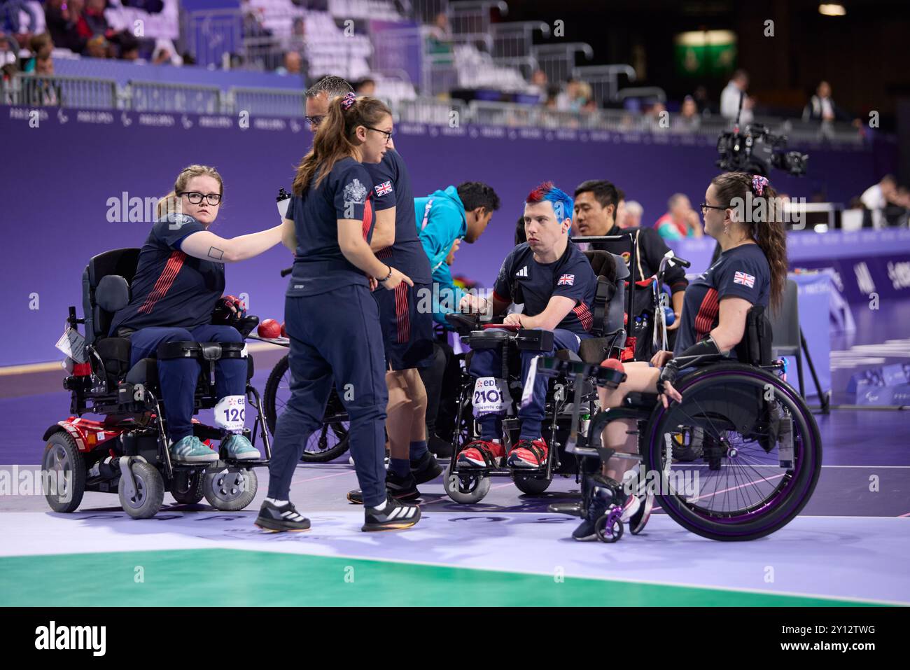 Paris, France. 4th Sep, 2024. Kayleigh Haggo, Claire Taggart and David ...