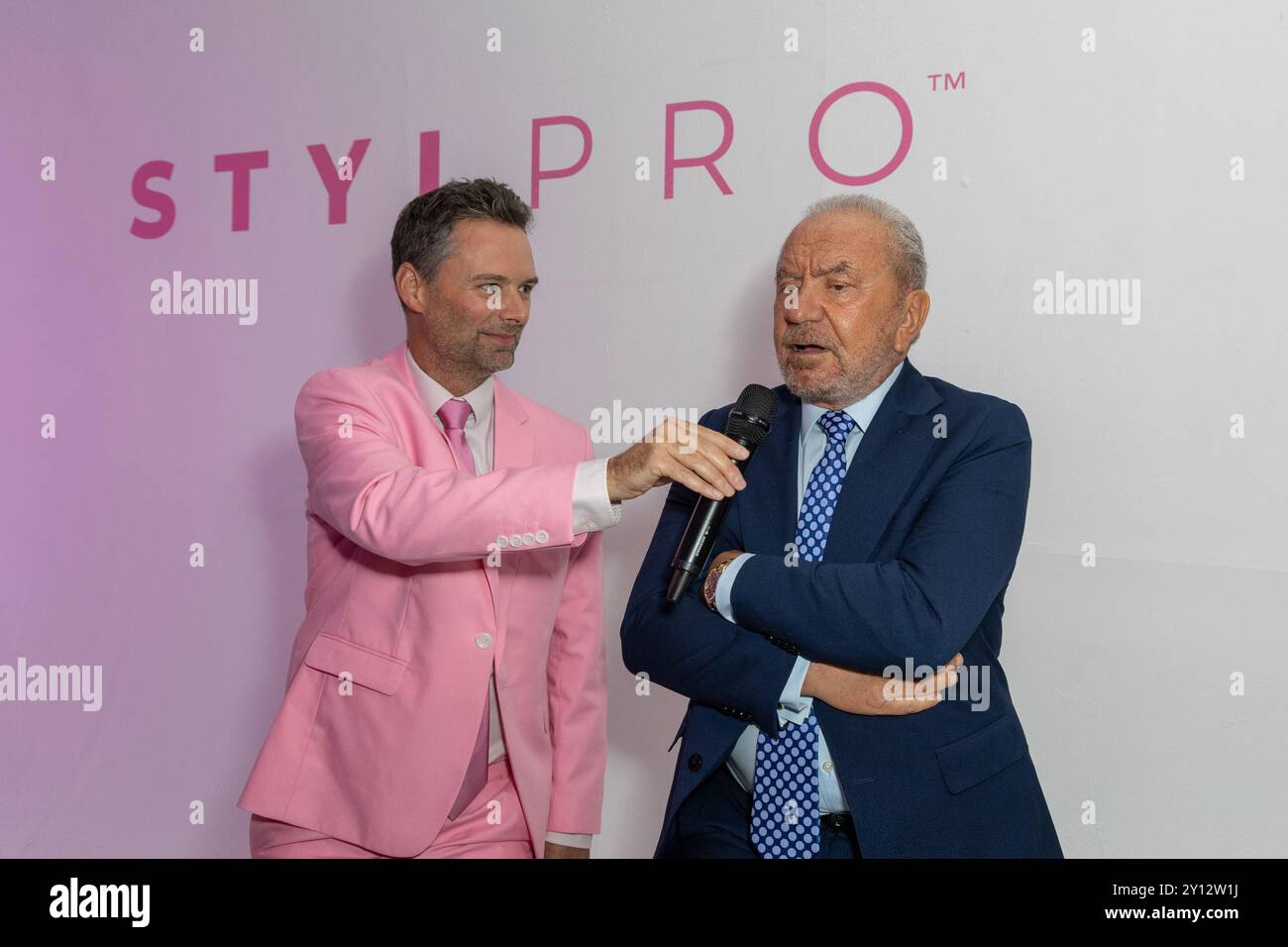 London, UK. 04th Sep, 2024. Tom Pellereau and Lord Alan Sugar answer ...