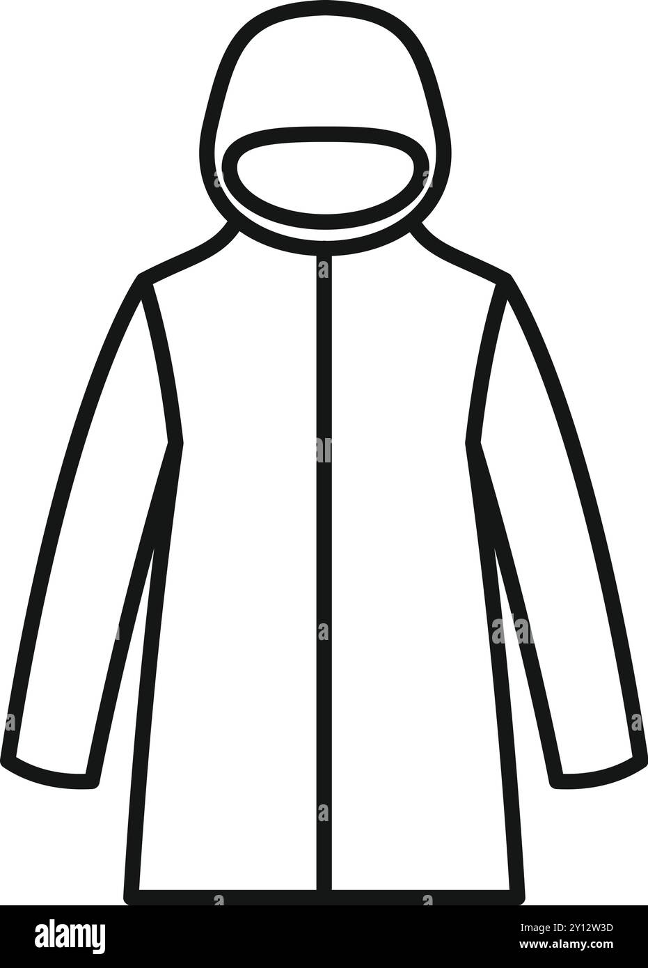 Windbreaker jacket drawing Black and White Stock Photos & Images - Alamy