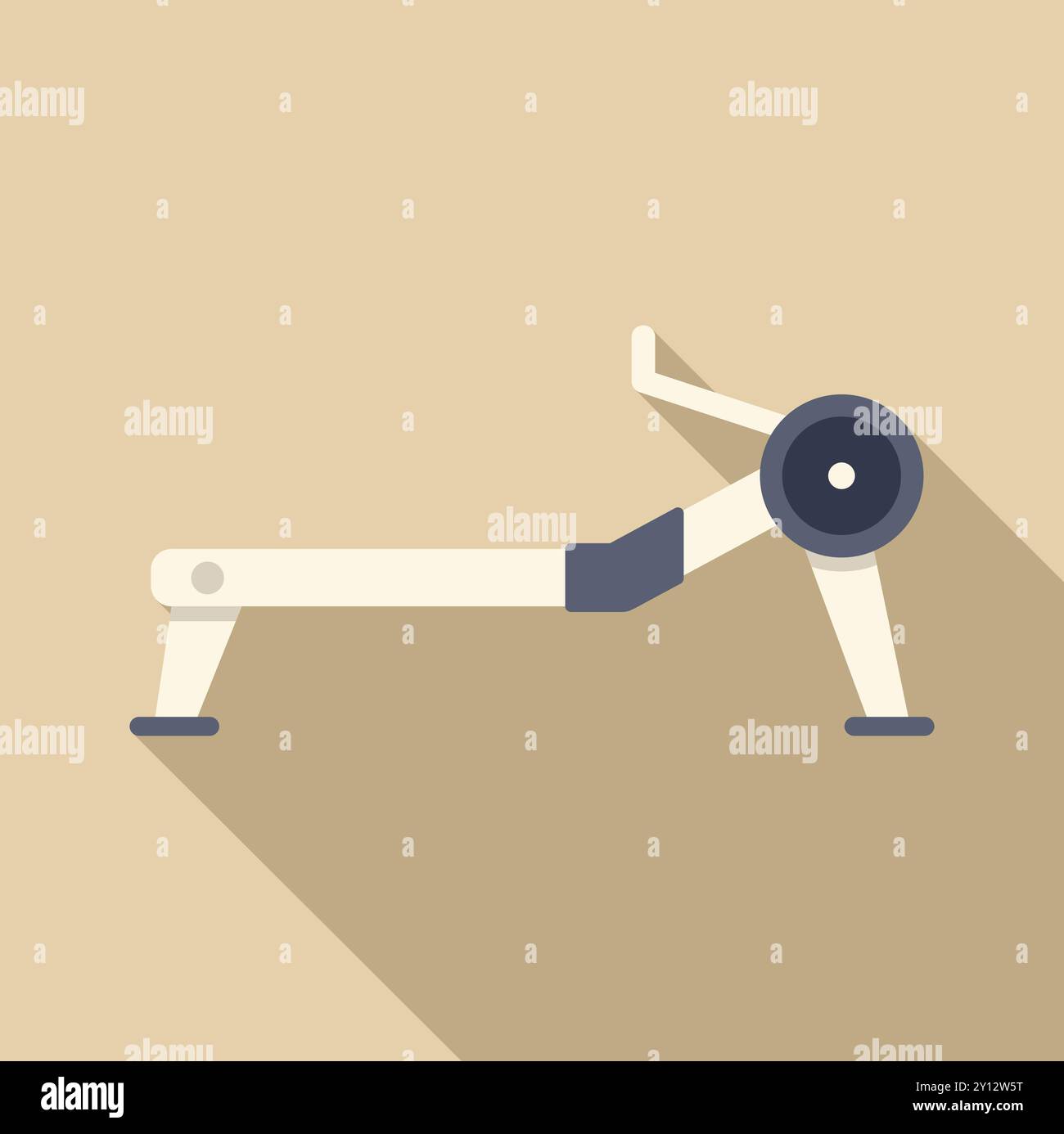 Rowing with long legs Stock Vector Images - Alamy