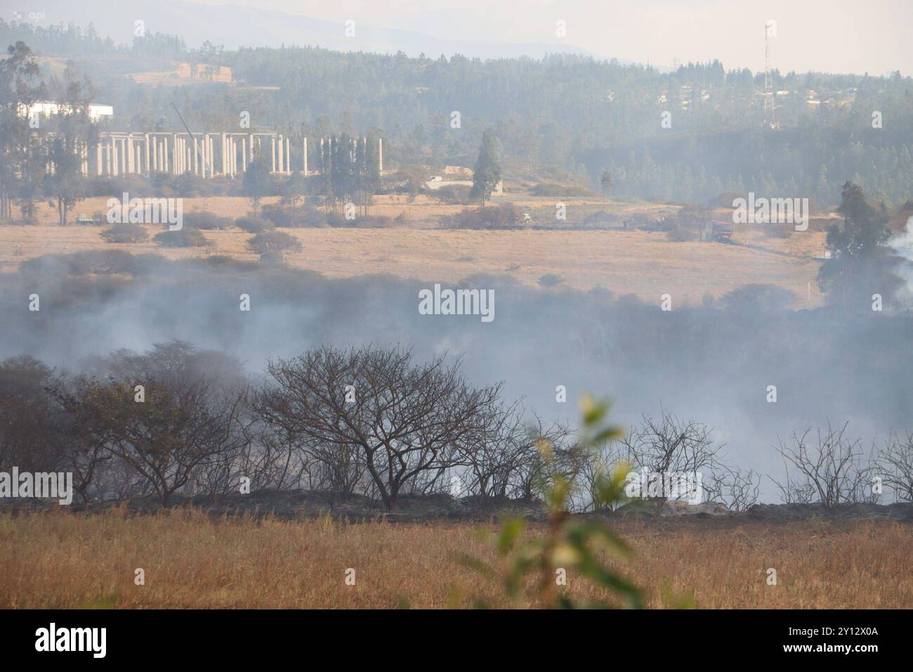 INCENDIO PIFO TUMBACO Quito, Wednesday, September 4, 2024 Forest fire ...
