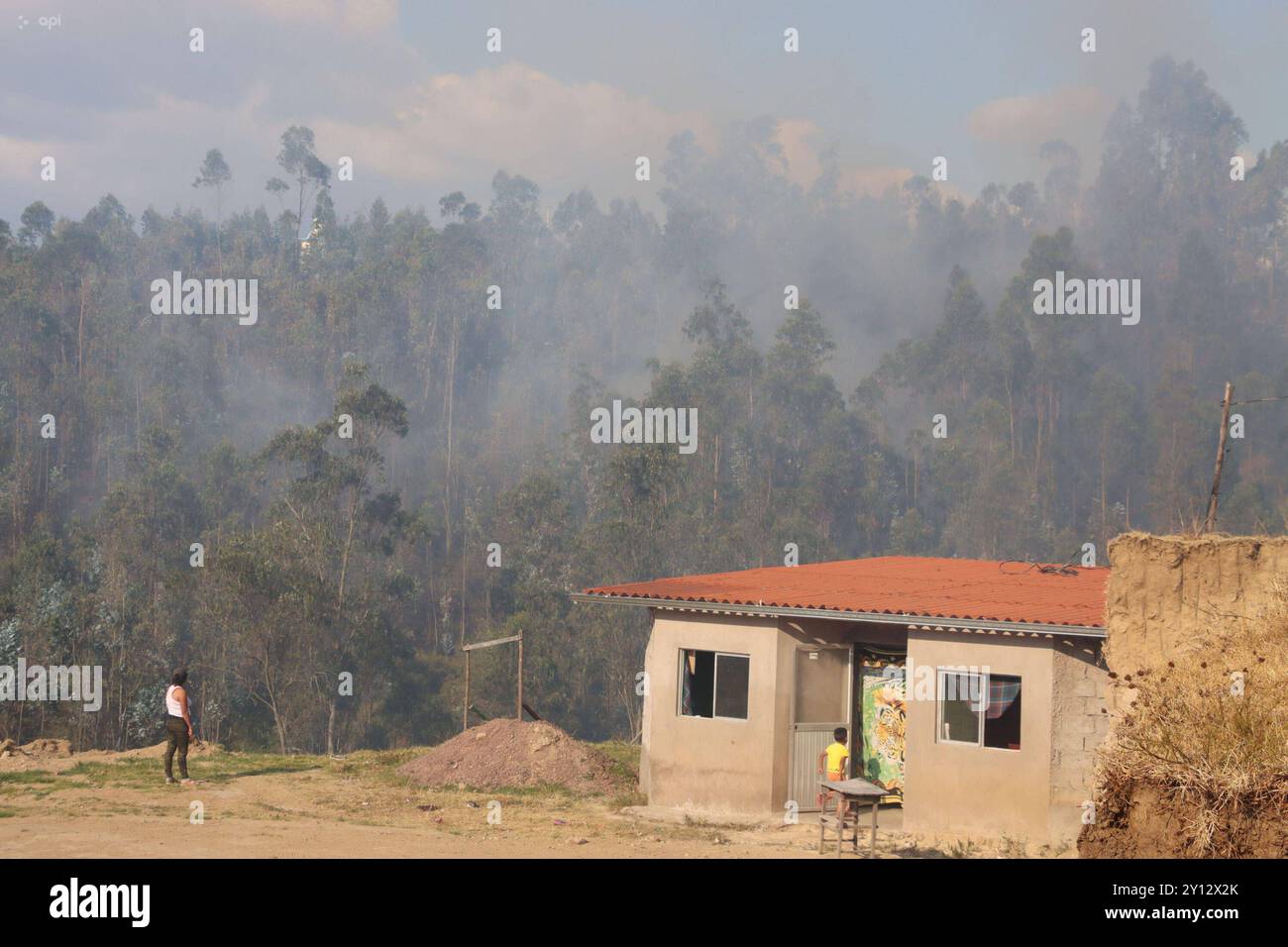 PIFO TUMBACO FIRE Quito, Wednesday, September 4, 2024 Forest fire in ...
