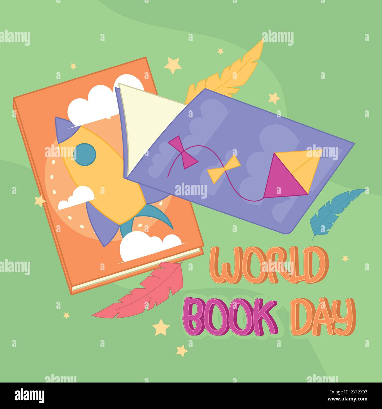 World book day poster Science and space Vector Stock Vector Image & Art ...