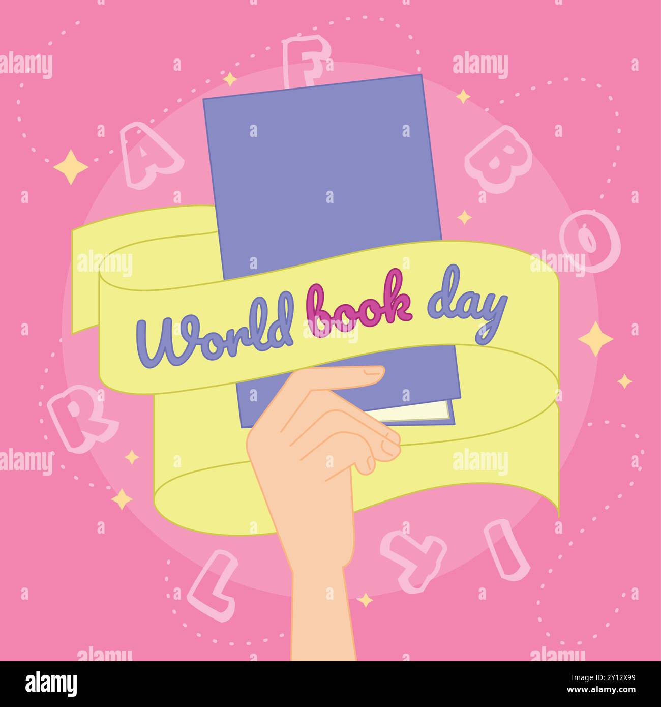 World book day poster Vector Stock Vector Image & Art - Alamy