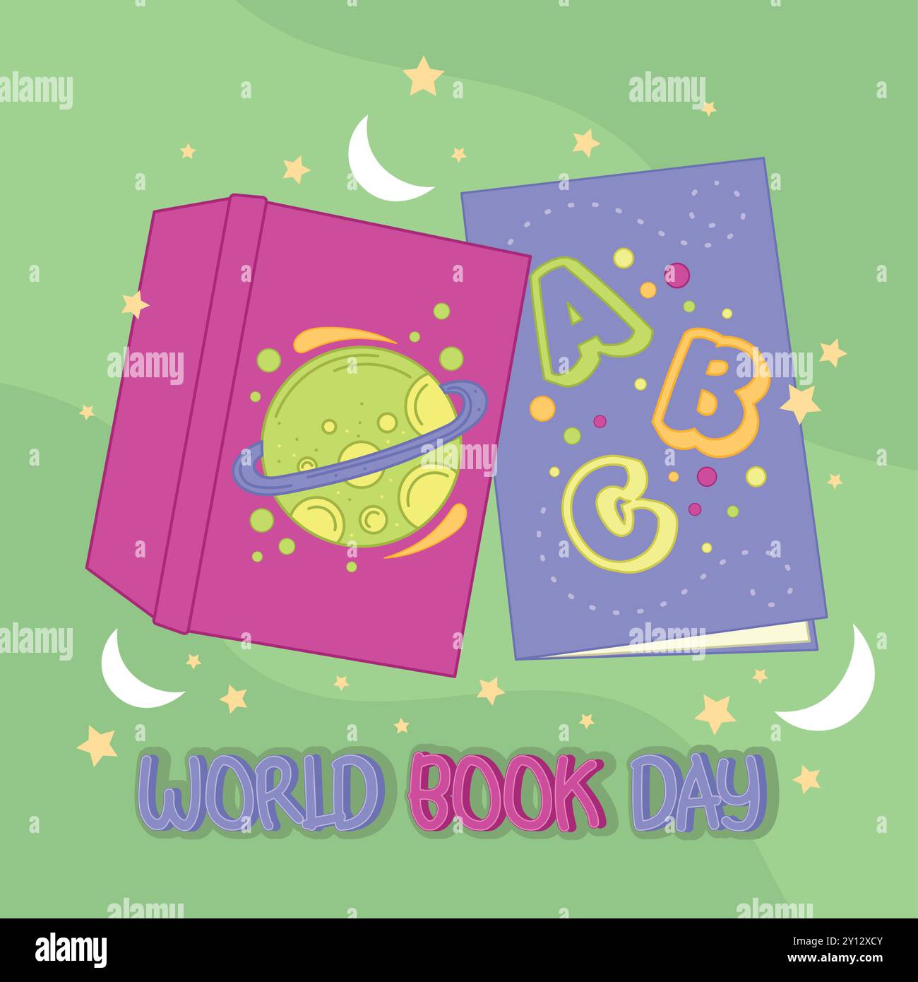 World book day poster Science and space Vector Stock Vector Image & Art ...