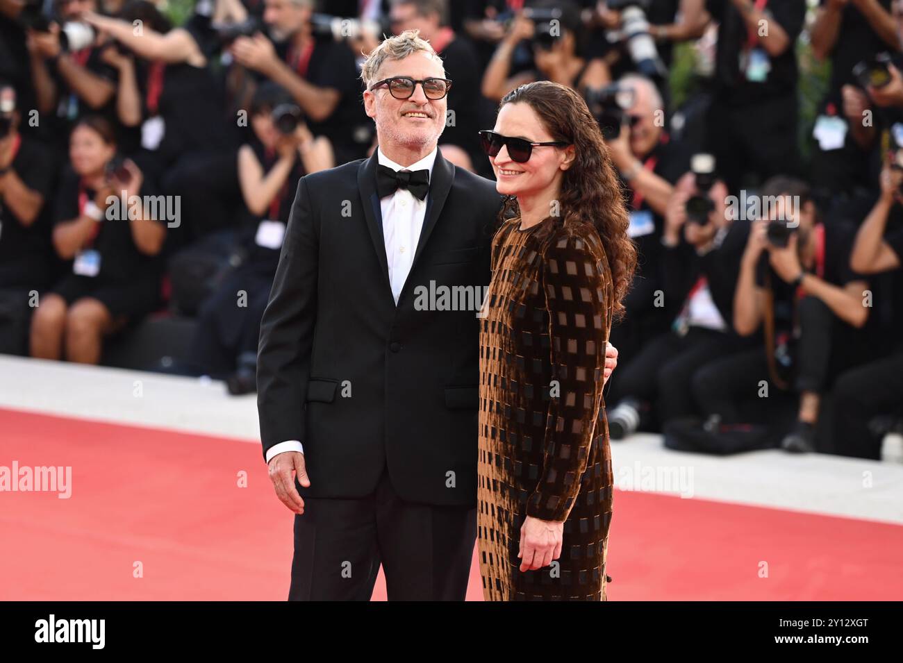 Venedig, Italy. 04th Sep, 2024. Joaquin Phoenix and his sister Rain ...