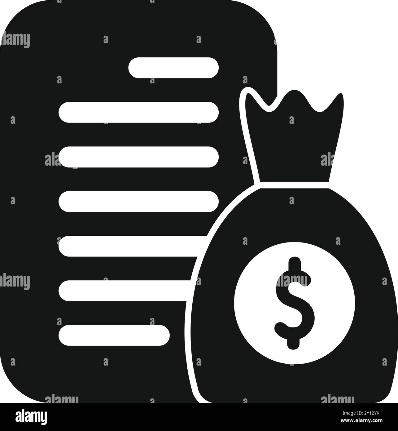 This simple vector illustration represents the concept of a business ...