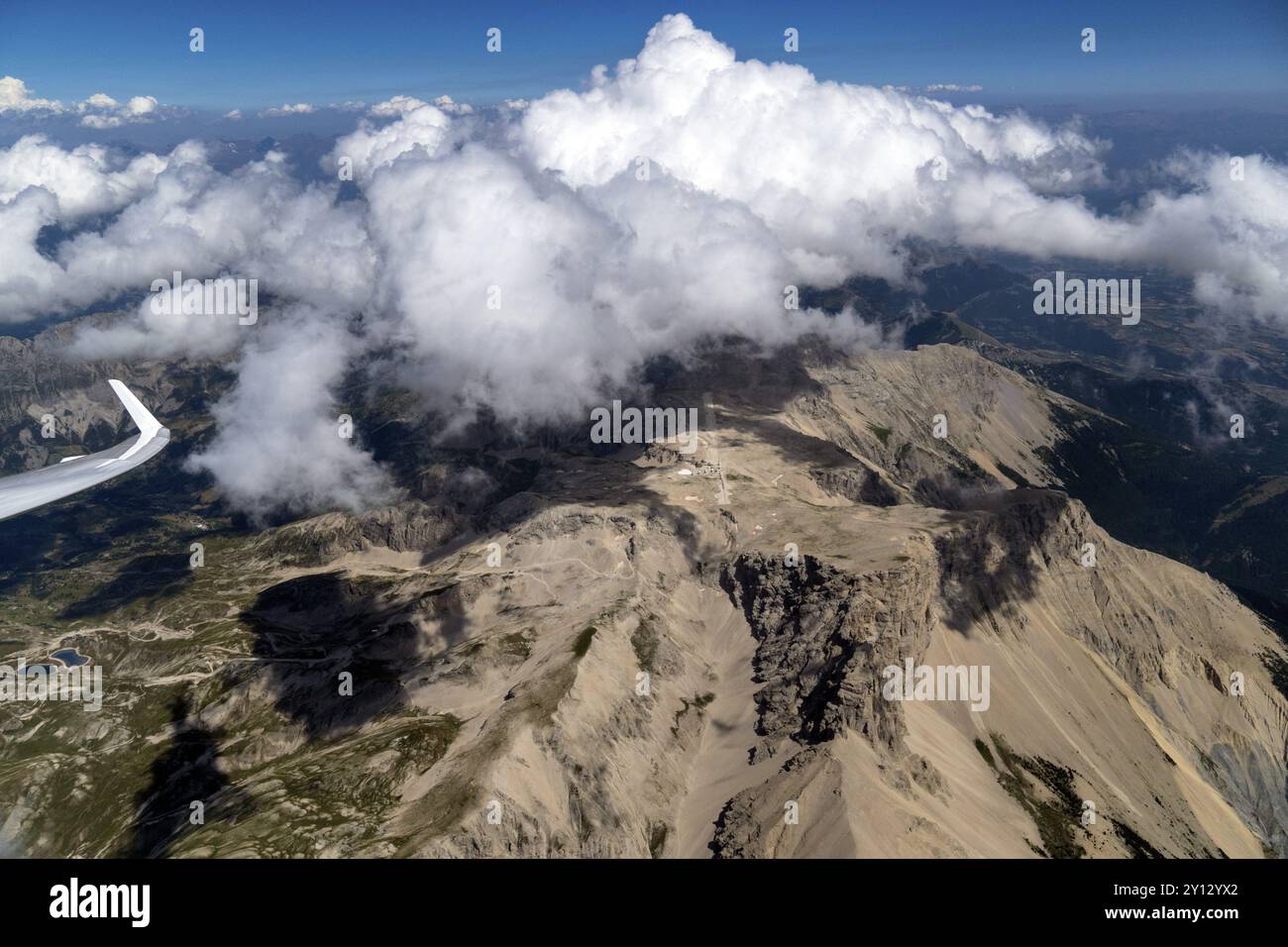Pic de Bure, IRAM interferometer, French Alps, Plateau de Bure ...