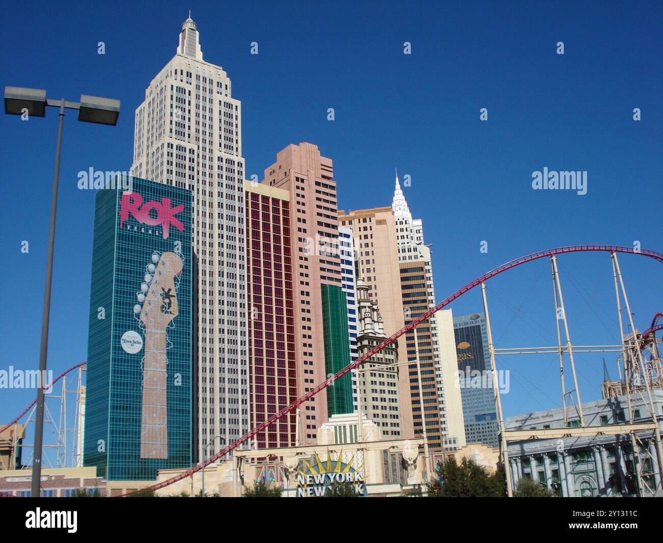 Las Vegas, Nevada - October 25, 2009: A view of the exterior of the New ...
