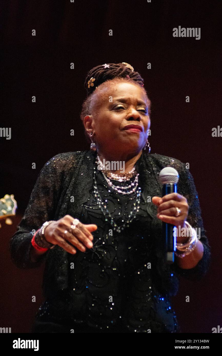 August 30, 2024, Chicago, Illinois, USA: CATHERINE RUSSELL sings at the ...