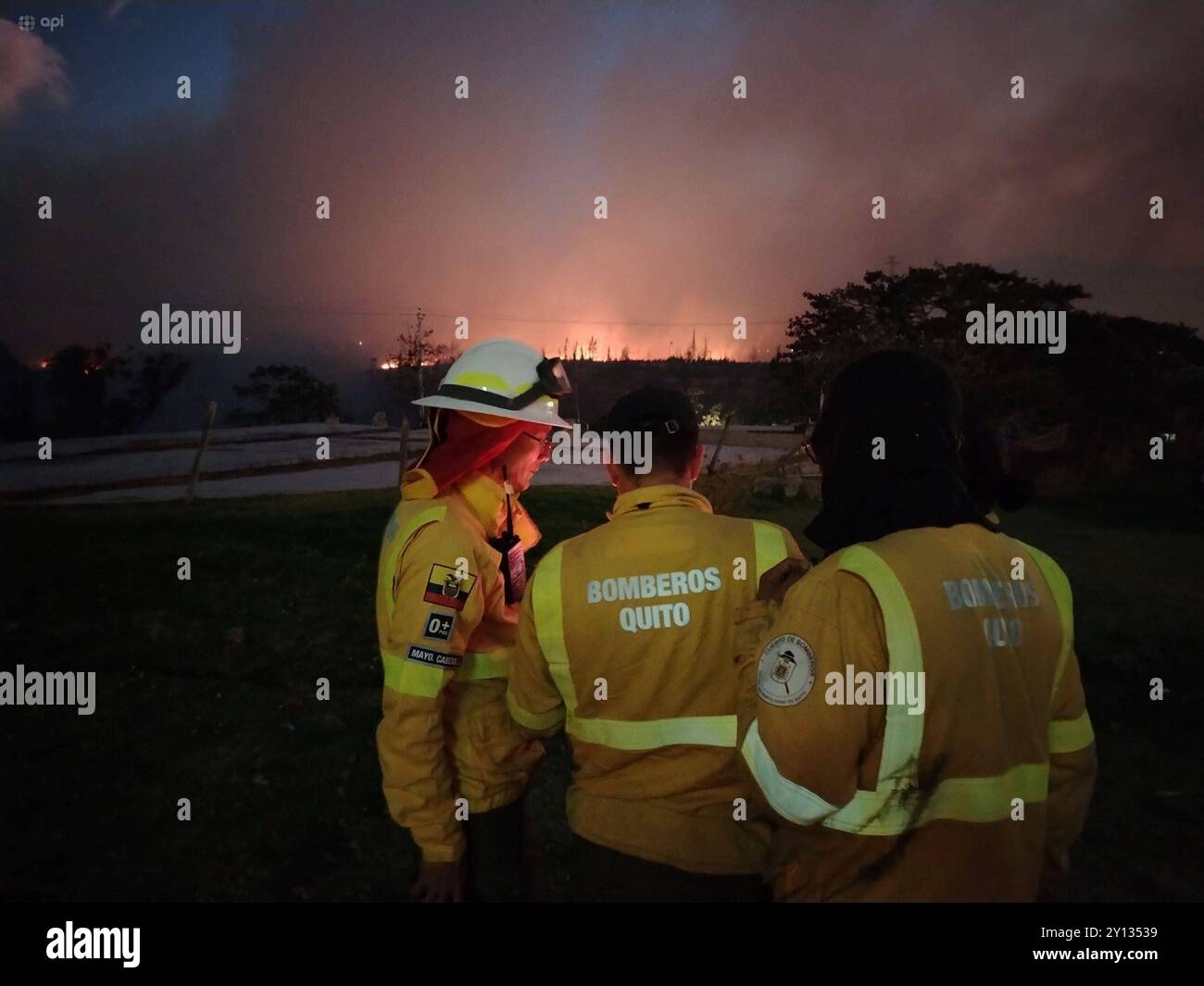 INCENDIO PIFO TUMBACO Quito, Wednesday, September 4, 2024 Forest fire ...