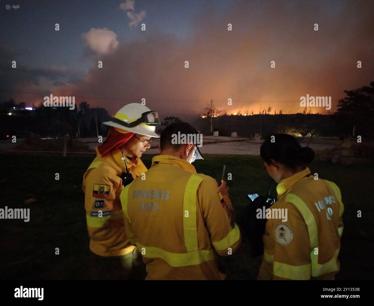 INCENDIO PIFO TUMBACO Quito, Wednesday, September 4, 2024 Forest fire ...