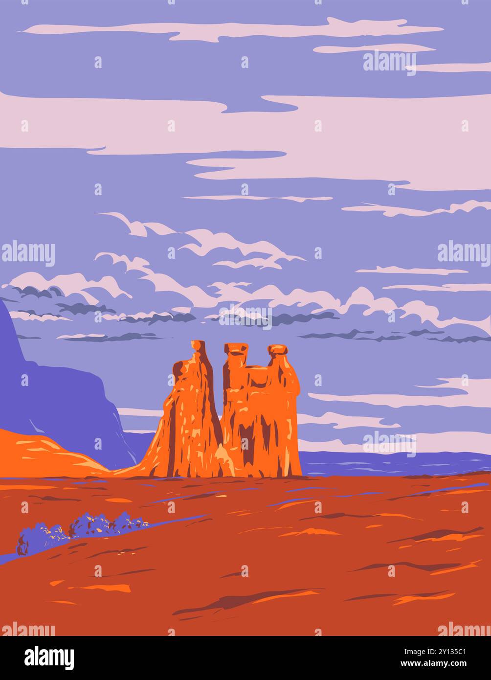 Three canyon Stock Vector Images - Alamy