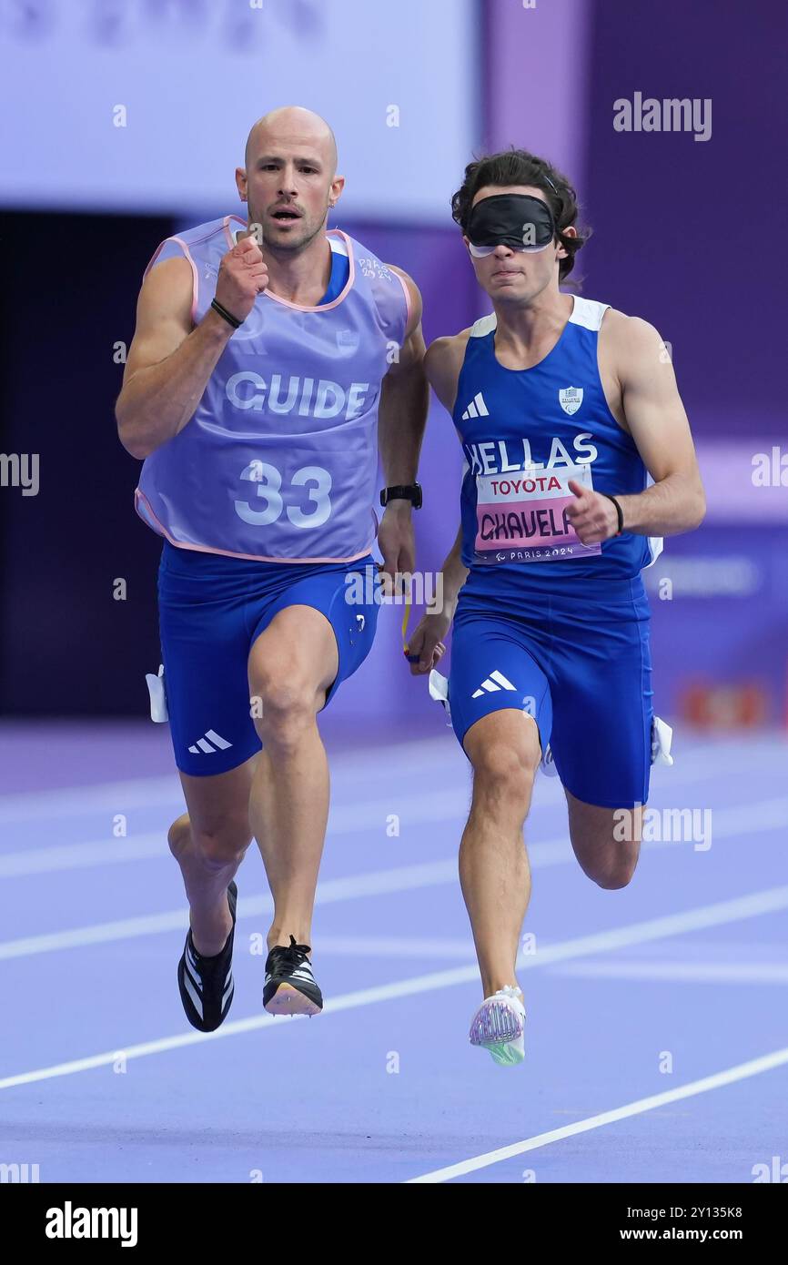 Mens 100m t11 hi-res stock photography and images - Alamy