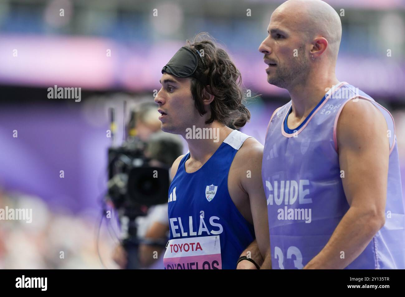 Mens 100m t11 hi-res stock photography and images - Alamy