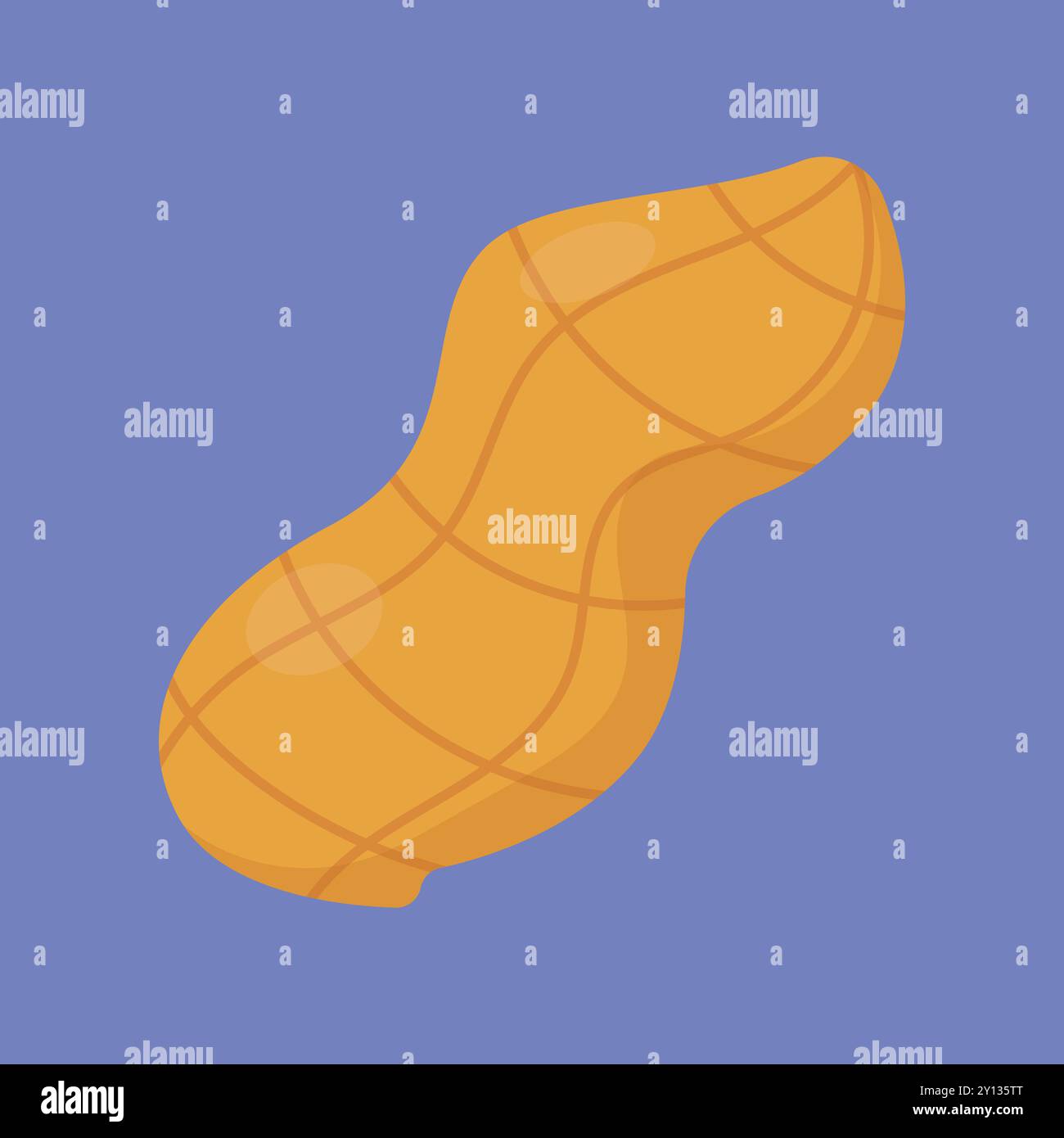 Peanut vector icon. peanut dry fruit vector. nut illustration Stock ...
