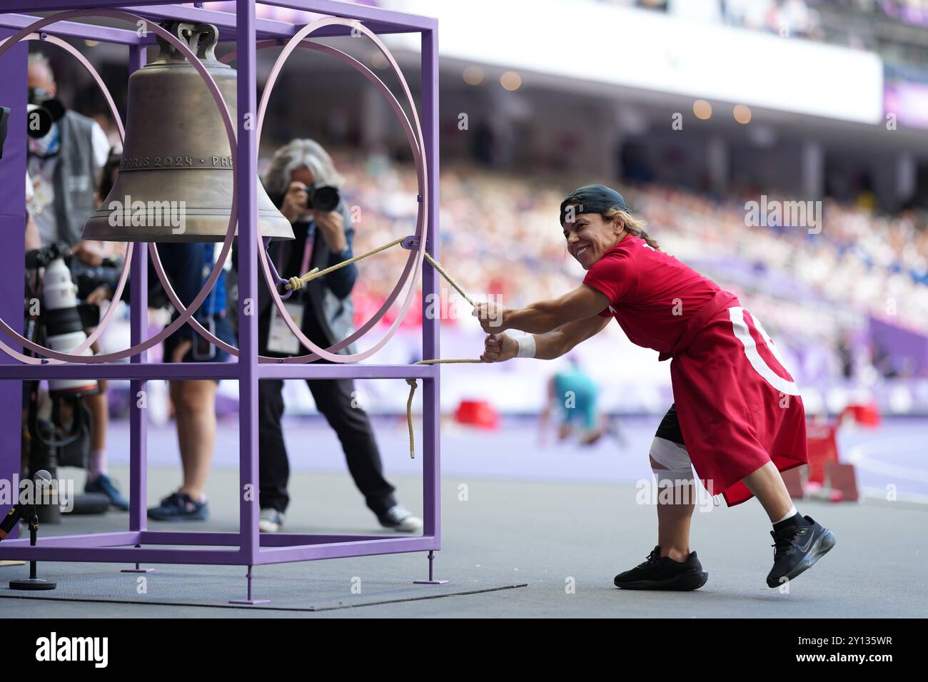 Saint-Denis, France. 4th Sep, 2024. TLILI Raoua (TUN) Athletics : Women ...