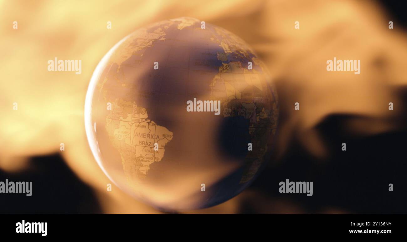Burning planet earth global warming disaster or sun activity causing ...