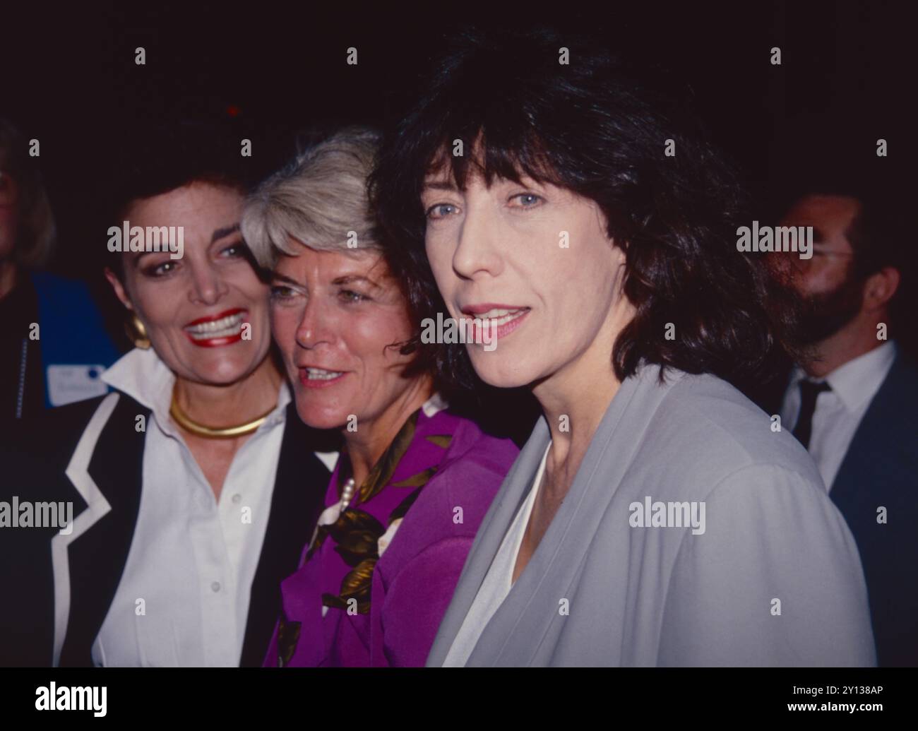 Linda Dano, Geraldine Ferraro and Lily Tomlin attend a celebrity ...