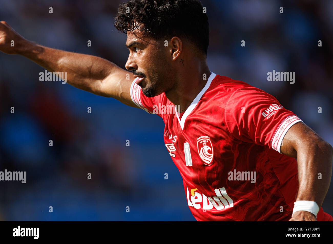 Diogo Calila seen during Liga Portugal game between teams of Casa Pia ...