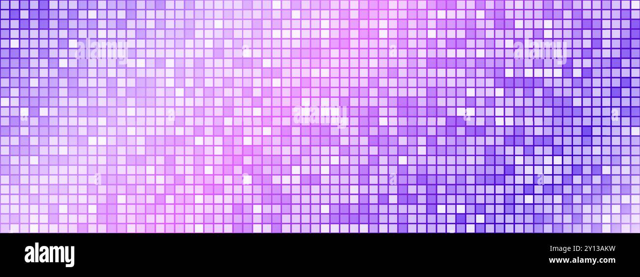 Pink purple disco party pattern background. Iridescent sequin mosaic ...