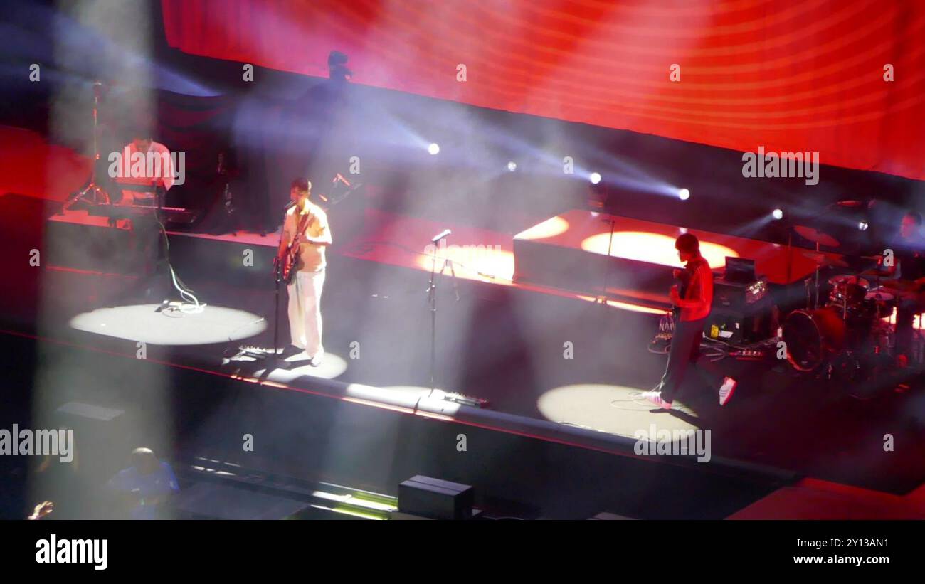 Inglewood, California, USA 28th August 2024 Singers/brothers Henry ...