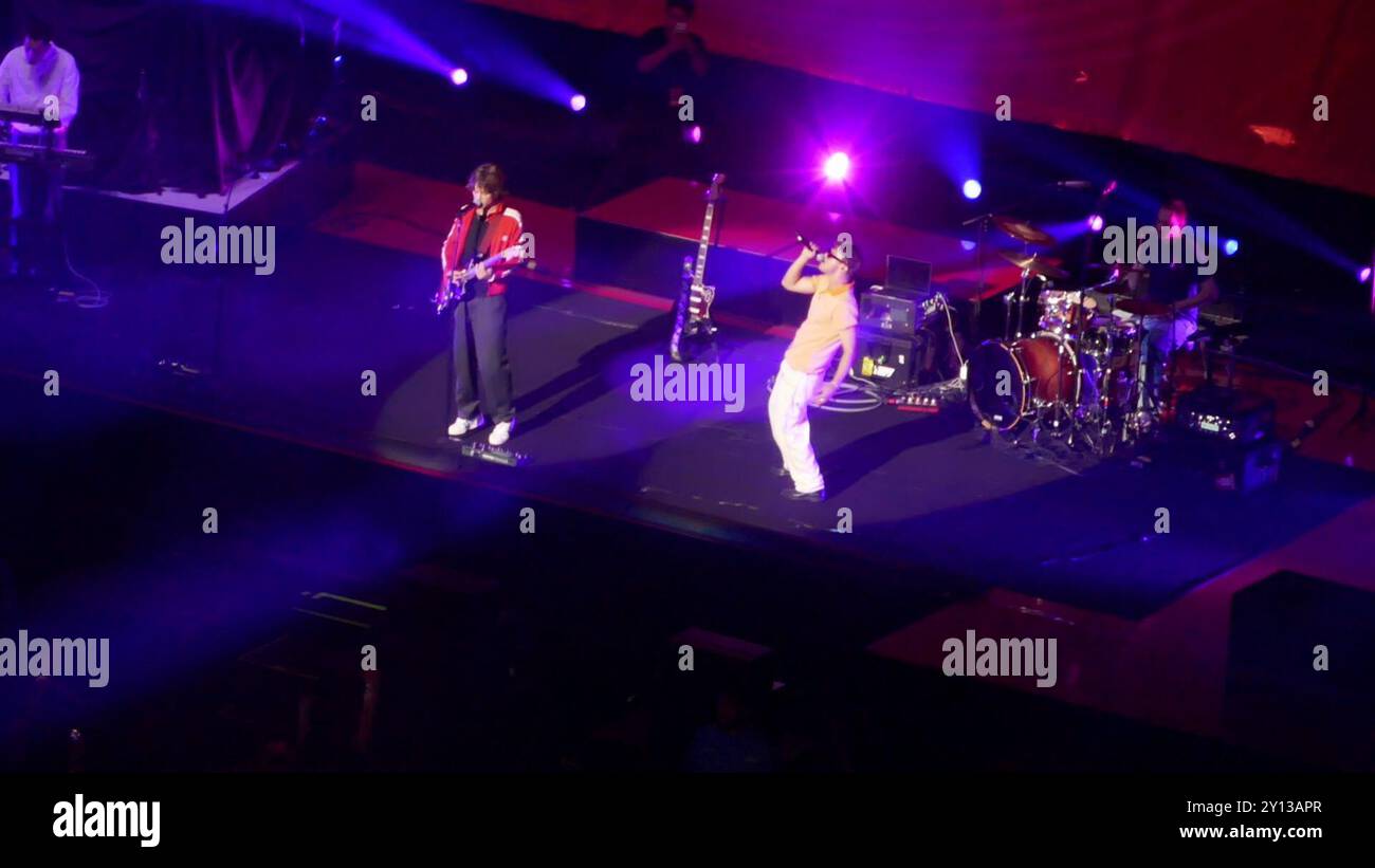Inglewood, California, USA 28th August 2024 Singers/brothers Henry ...
