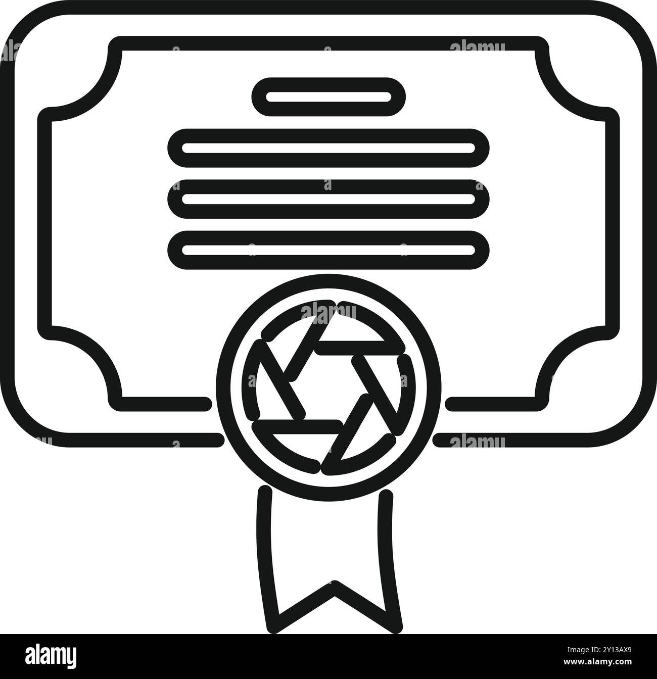 Photography diploma representing a photographer education course for ...