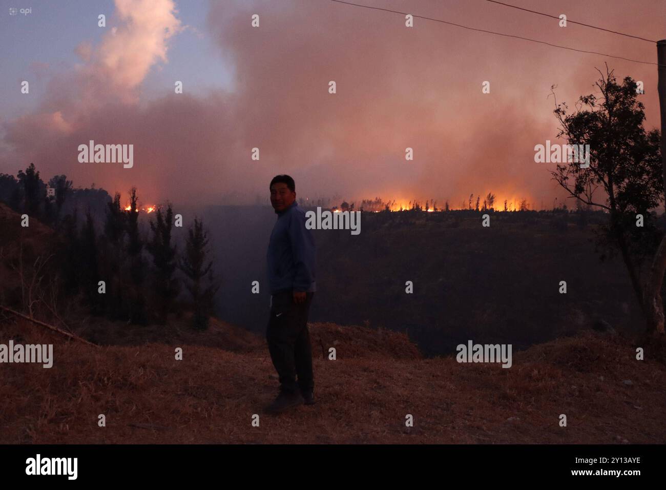INCENDIO PIFO TUMBACO Quito, Wednesday, September 4, 2024 Forest fire ...