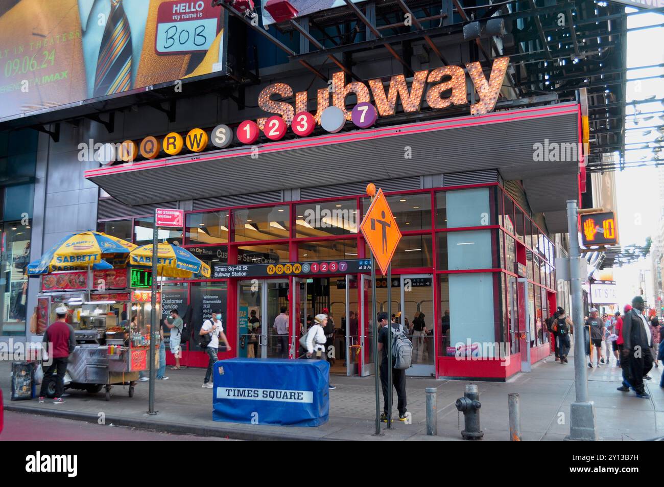 New York, United States. 03rd Sep, 2024. The Times Square, 42nd Street ...