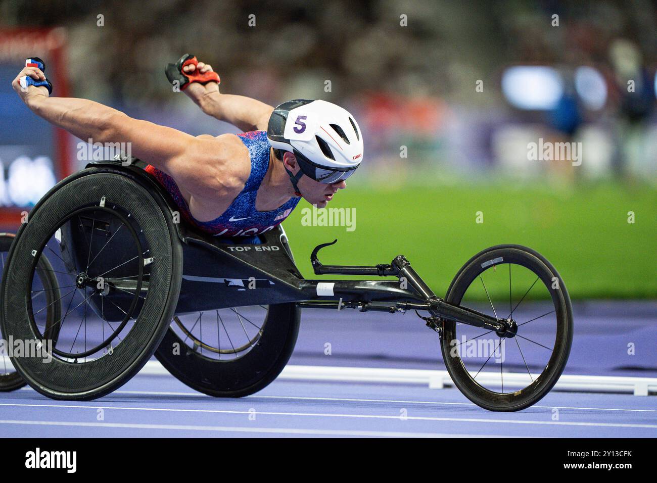 Daniel Romanchuk of Team USA competes in the final of the Men’s 1500m ...