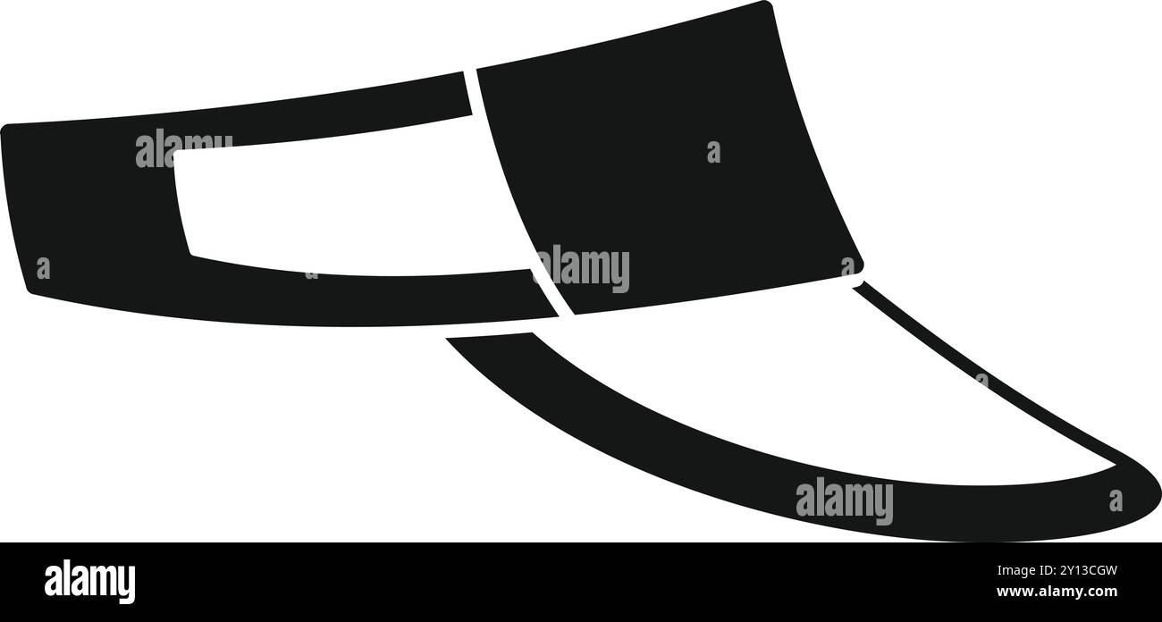 Black visor cap template presenting fashion style for branding Stock ...