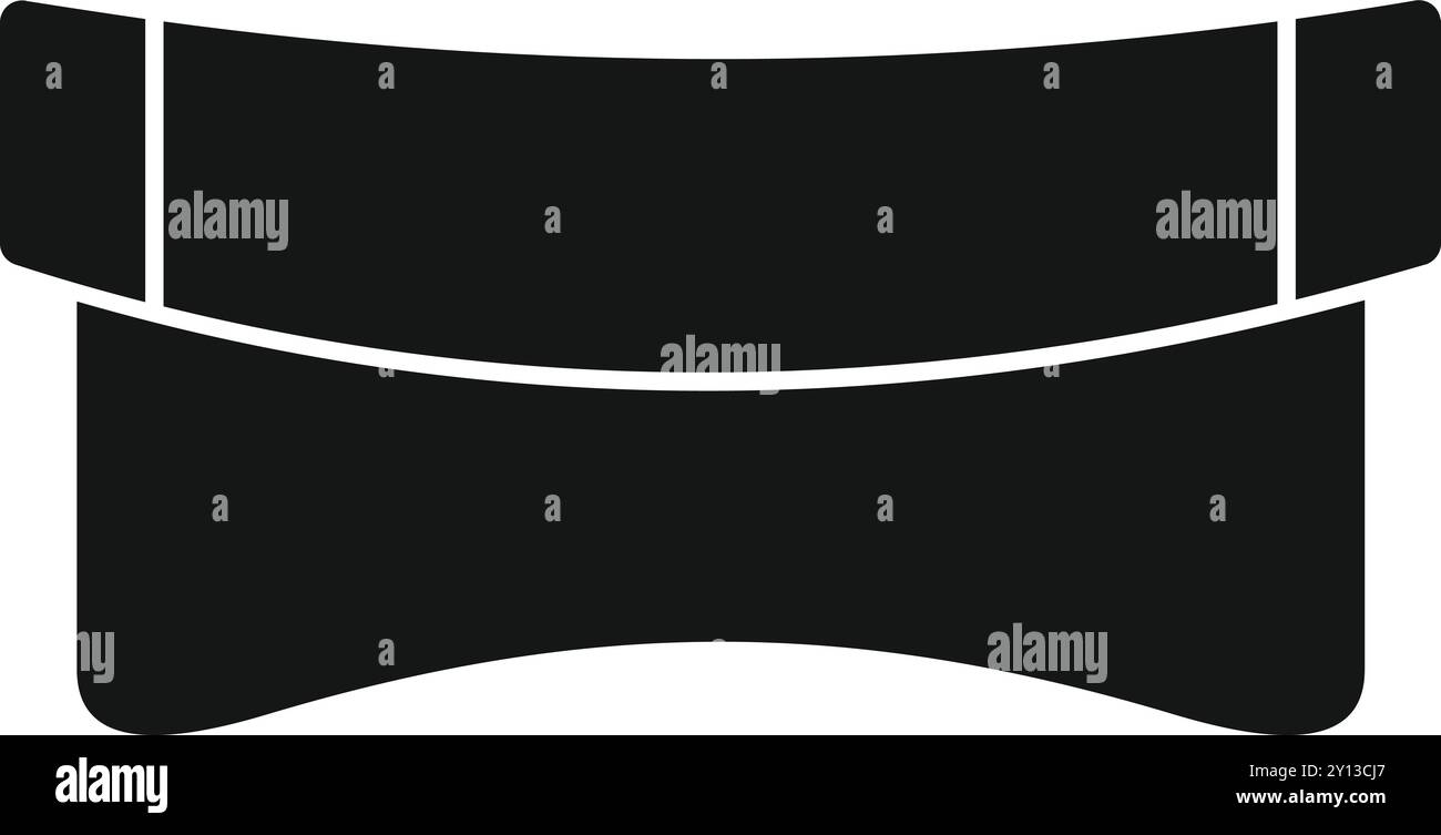 Sun visor icon graphic Stock Vector Images - Alamy