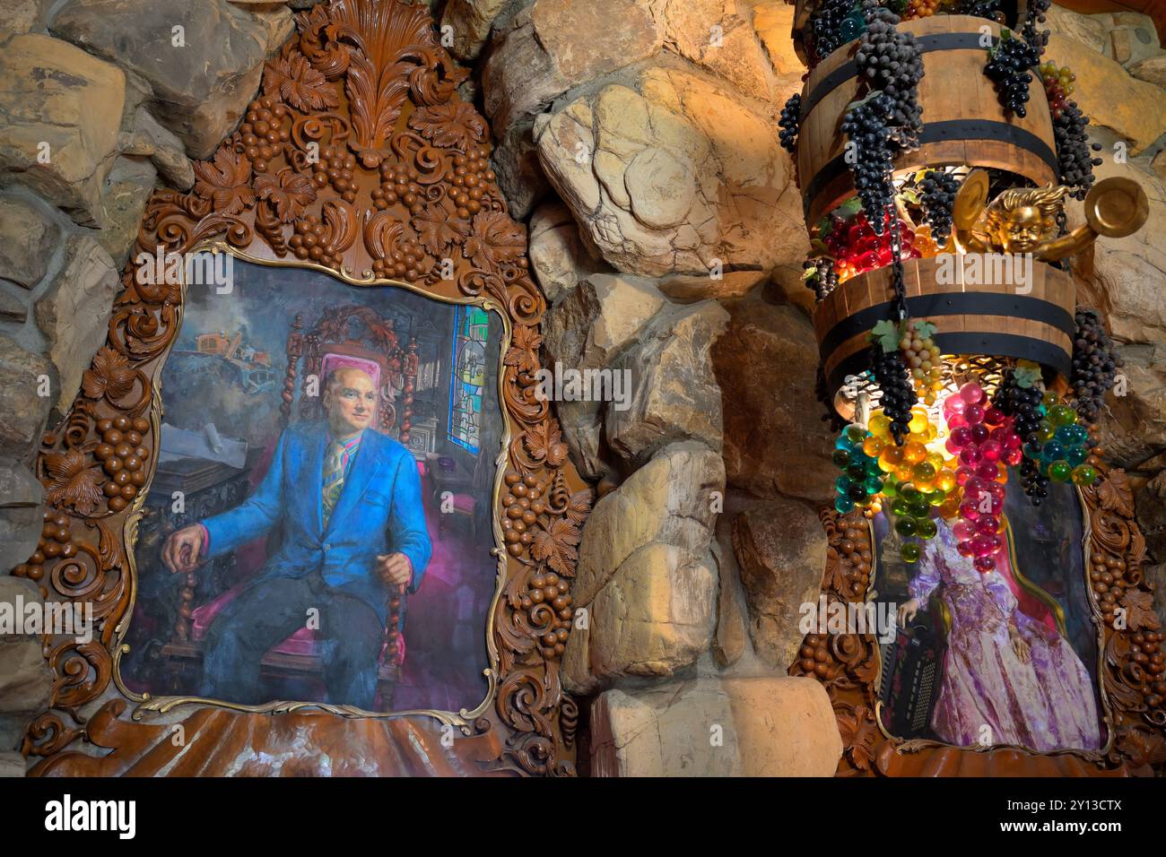 The iconic Madonna Inn motel along US 101, San Luis Obispo CA Stock ...