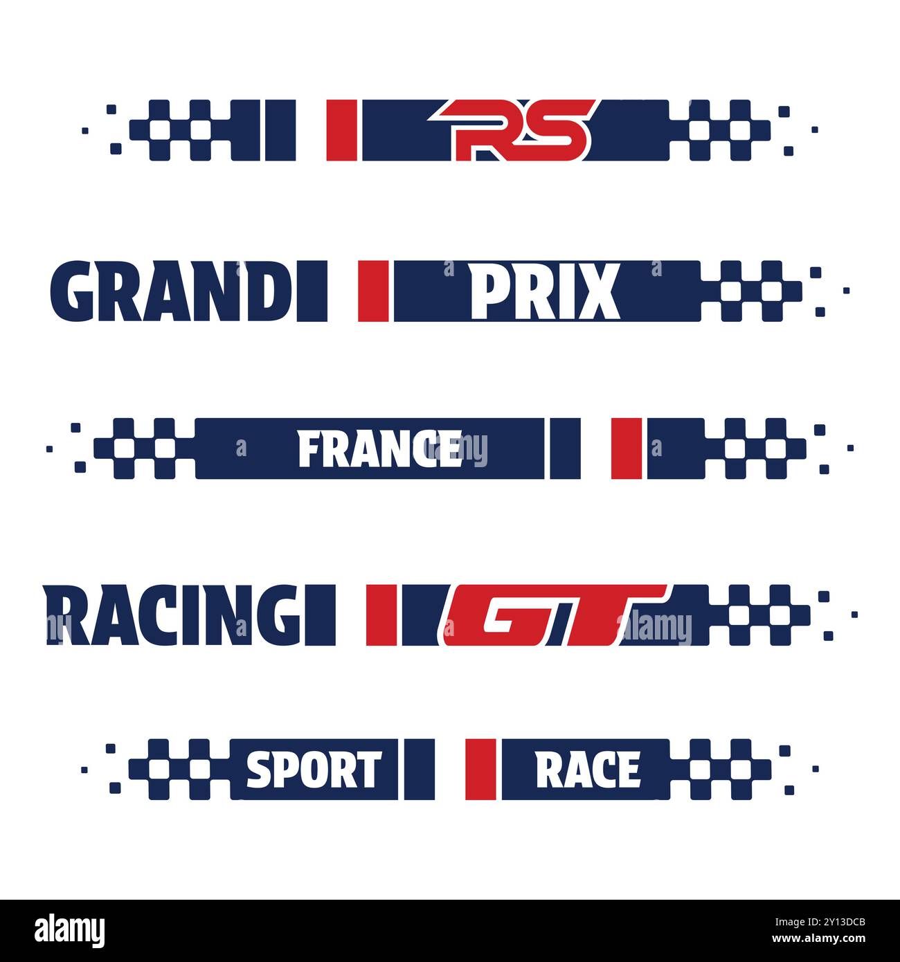 Racing labels France Stock Vector Image & Art - Alamy
