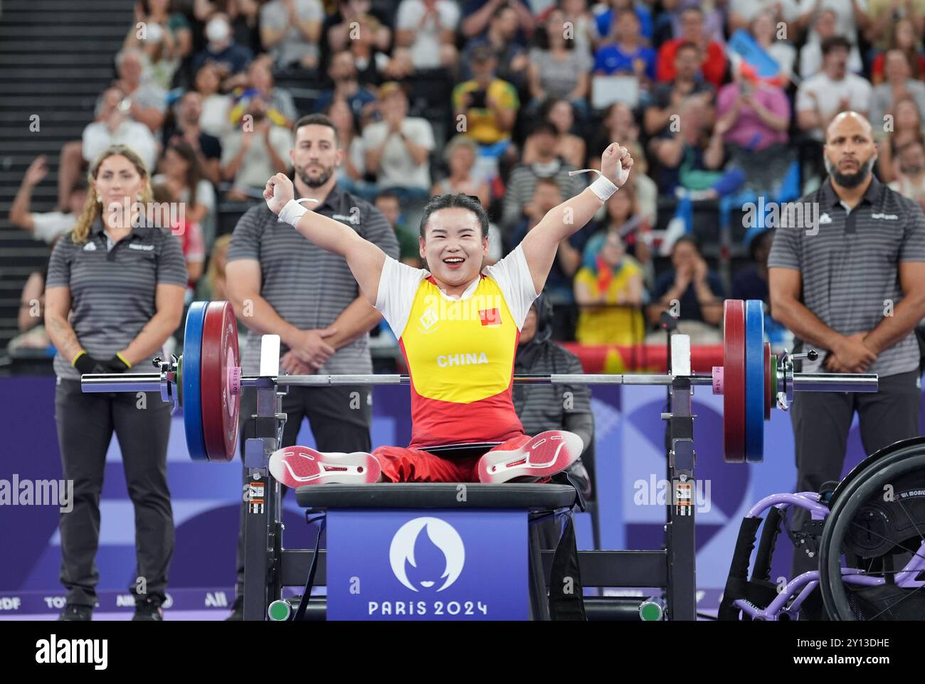 (240905) -- PARIS, Sept. 5, 2024 (Xinhua) -- Guo Lingling of China ...