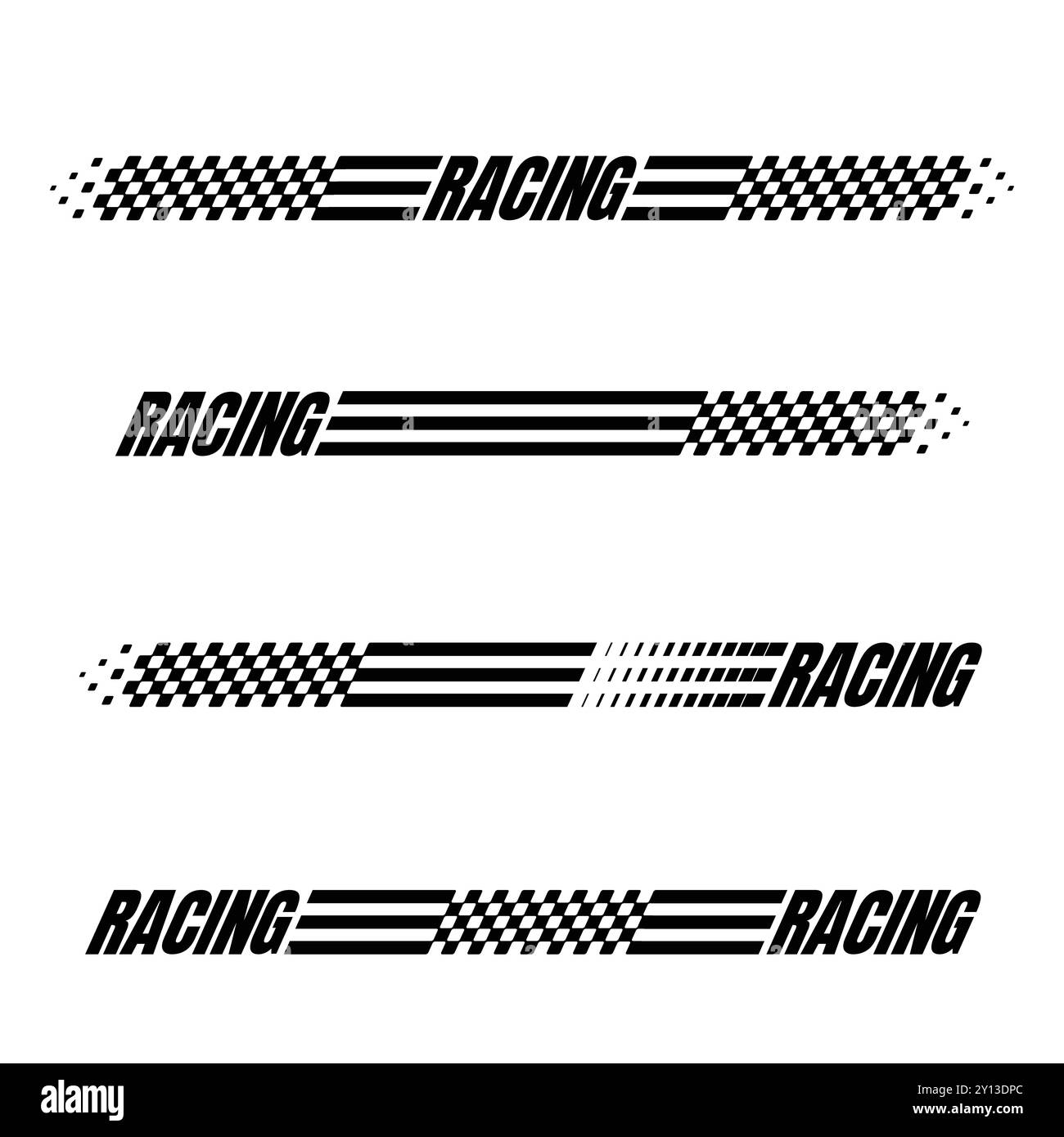 Linear checkered patterns racing Stock Vector Image & Art - Alamy