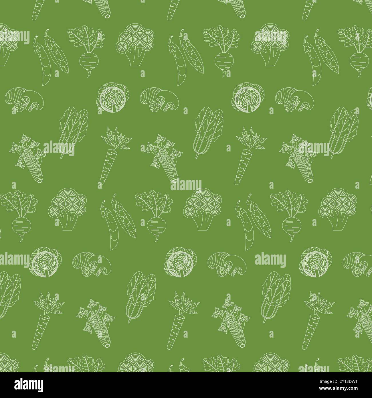 Organic green cabbage plants Stock Vector Images - Alamy