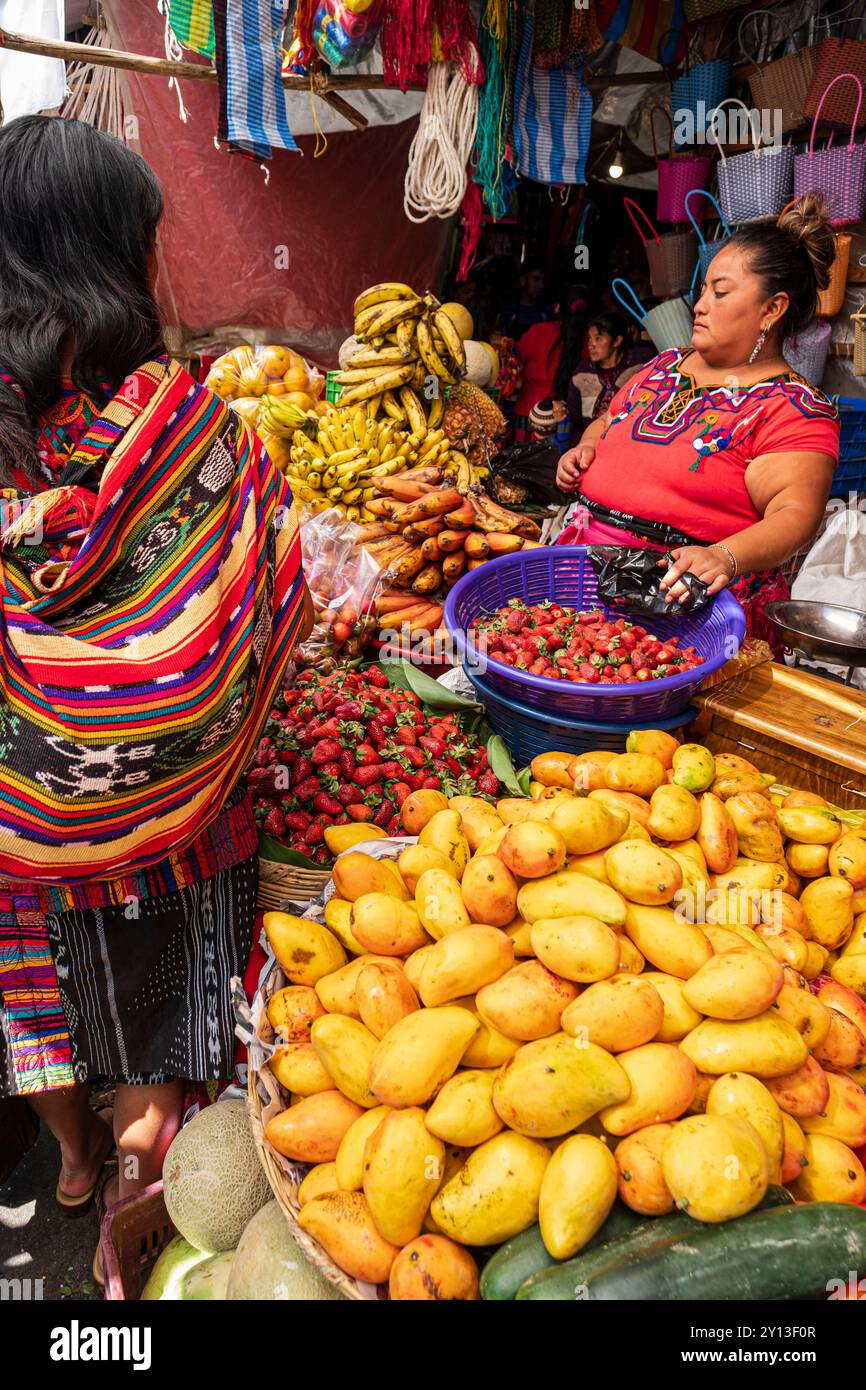 Traditional market, Chichicastenango, Quiché, Guatemala, Central America Stock Photo - Alamy