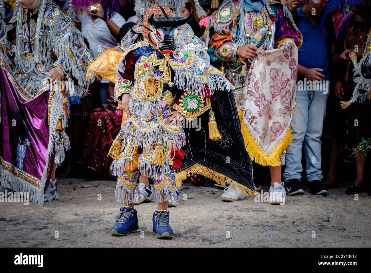 Dance of the Little Bull, "Torito dance" 17th century syncretic dance ...