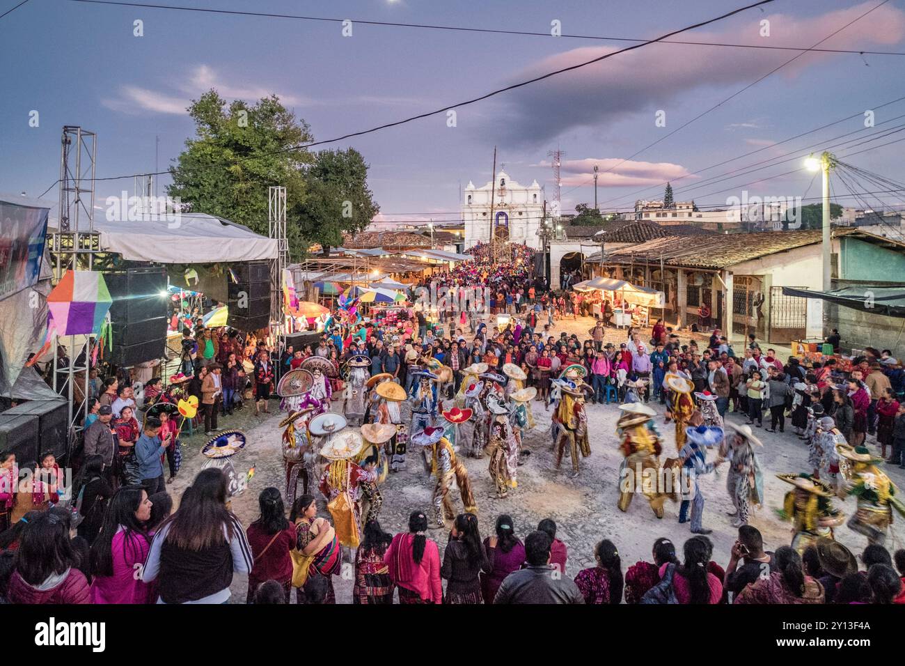 Dance of the Mexicans in charro dresses, Santo Tomás Chichicastenango ...