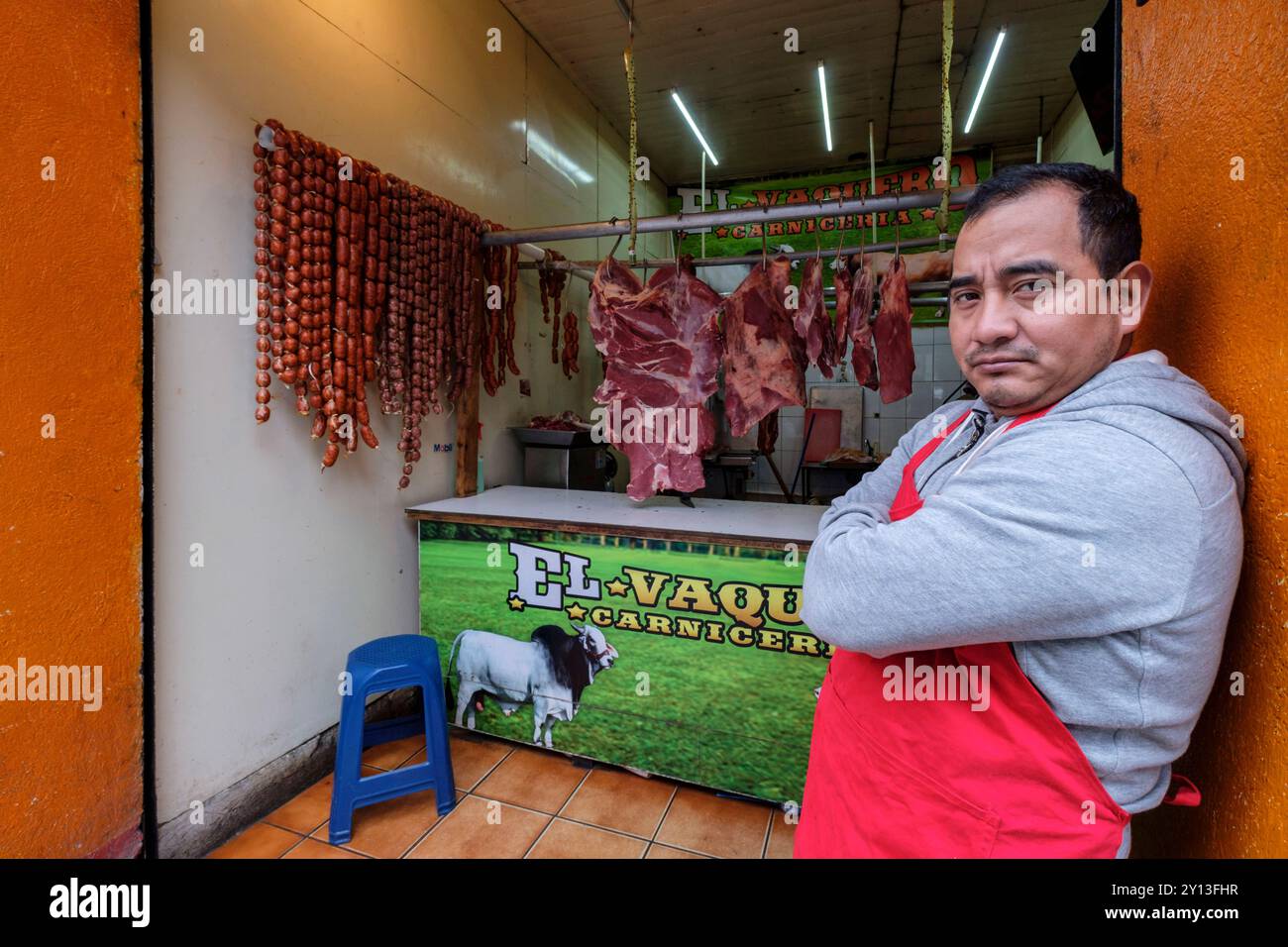 Butcher shop, Santo Tomas market, historic center market ...