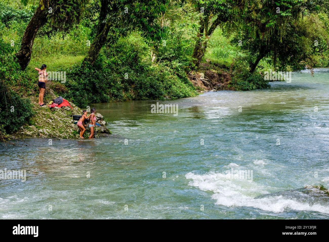 Cuatro Chorros River, Lancetillo - La Parroquia, Northern Transversal ...