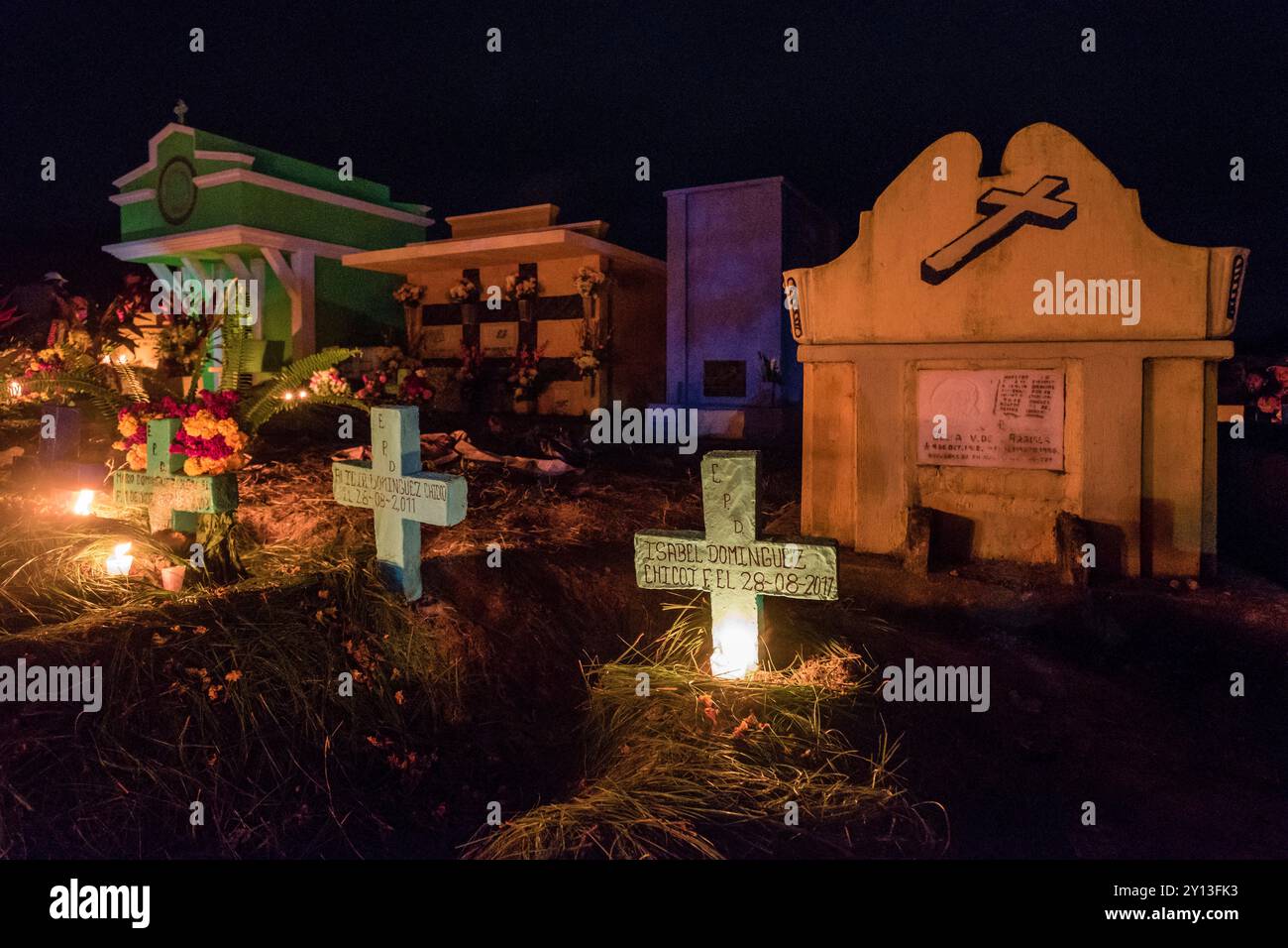 Officiating prayers and offerings for the Day of the Dead, General ...