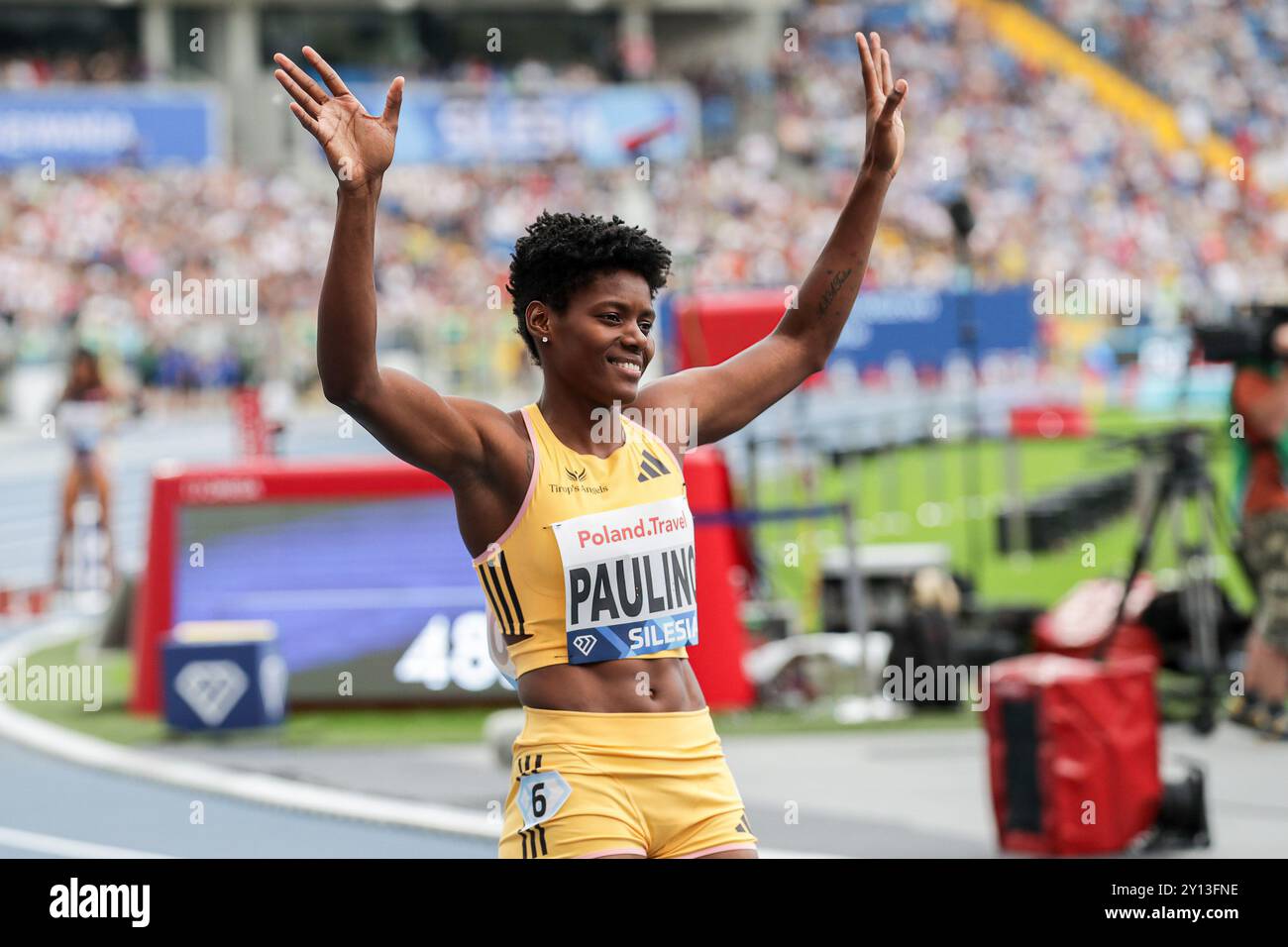 Chorzow, Poland. 25th Aug, 2024. Marileidy Paulino of Dominicana ...