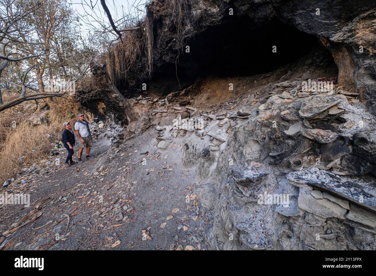 Mayan ceremonial cave, Sinchaj, San Bartolomé Jocotenango, municipality ...