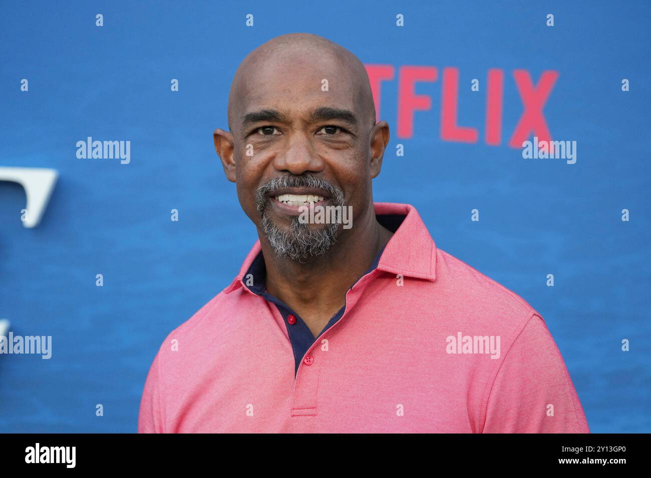 Michael Beach arrives at the premiere of "The Perfect Couple" on ...