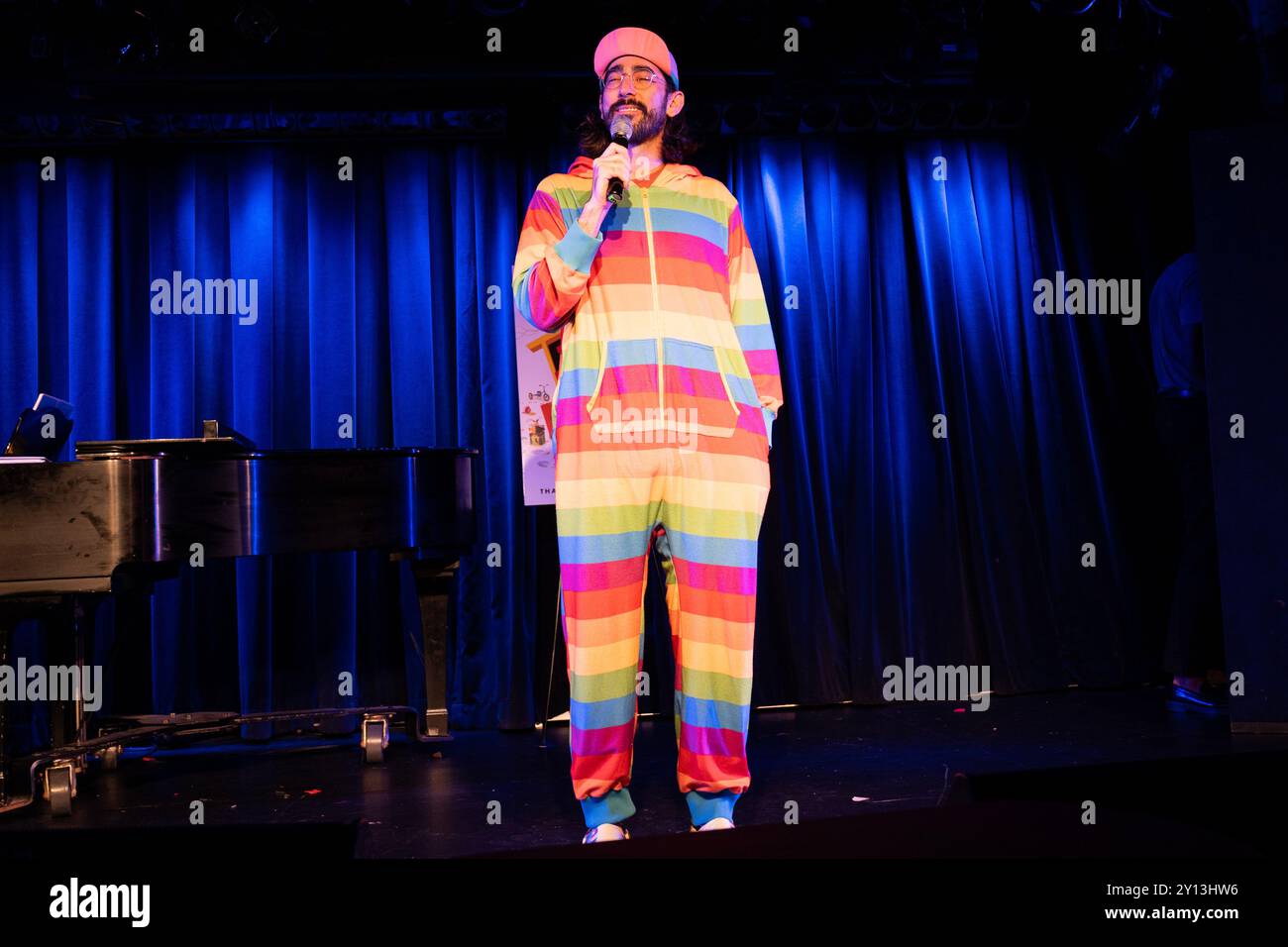 Max Crumm performs musical number during press preview for 'That ...