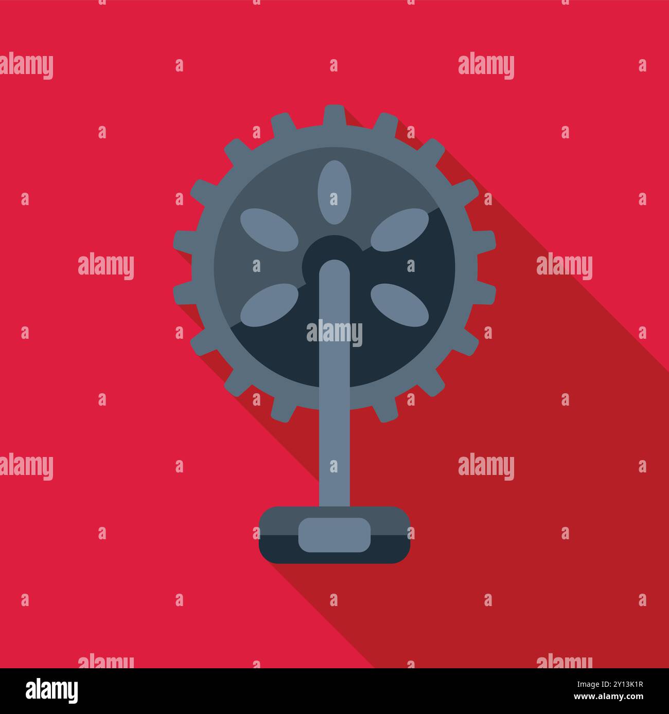 This icon represents a water turbine generating clean energy through ...