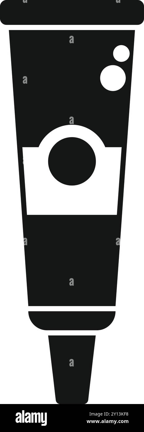 Simple and bold, this icon is perfect for representing ointment in ...